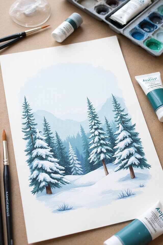 Magical Winter Watercolor Scenes to Paint This Holiday Season ...