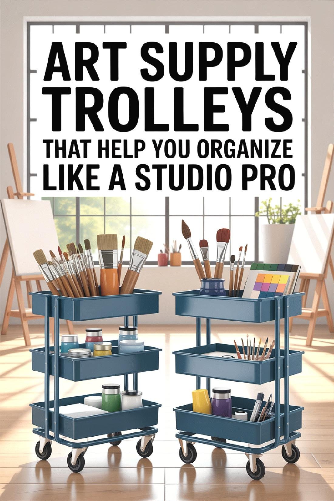 12 Best Art Studio Storage Solutions to Organize Your Creative Space ...