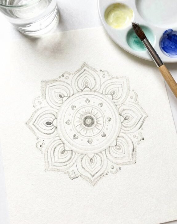 Watercolor Mandala and Zen-Inspired Ideas to Relax - Victoria's Class